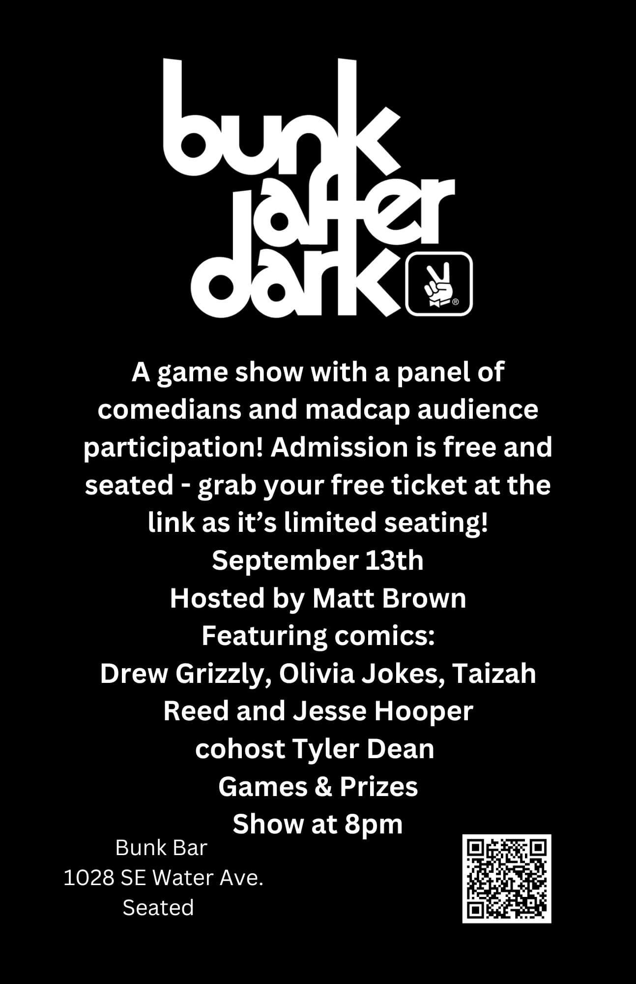 Bunk After Dark - Laughs PDX