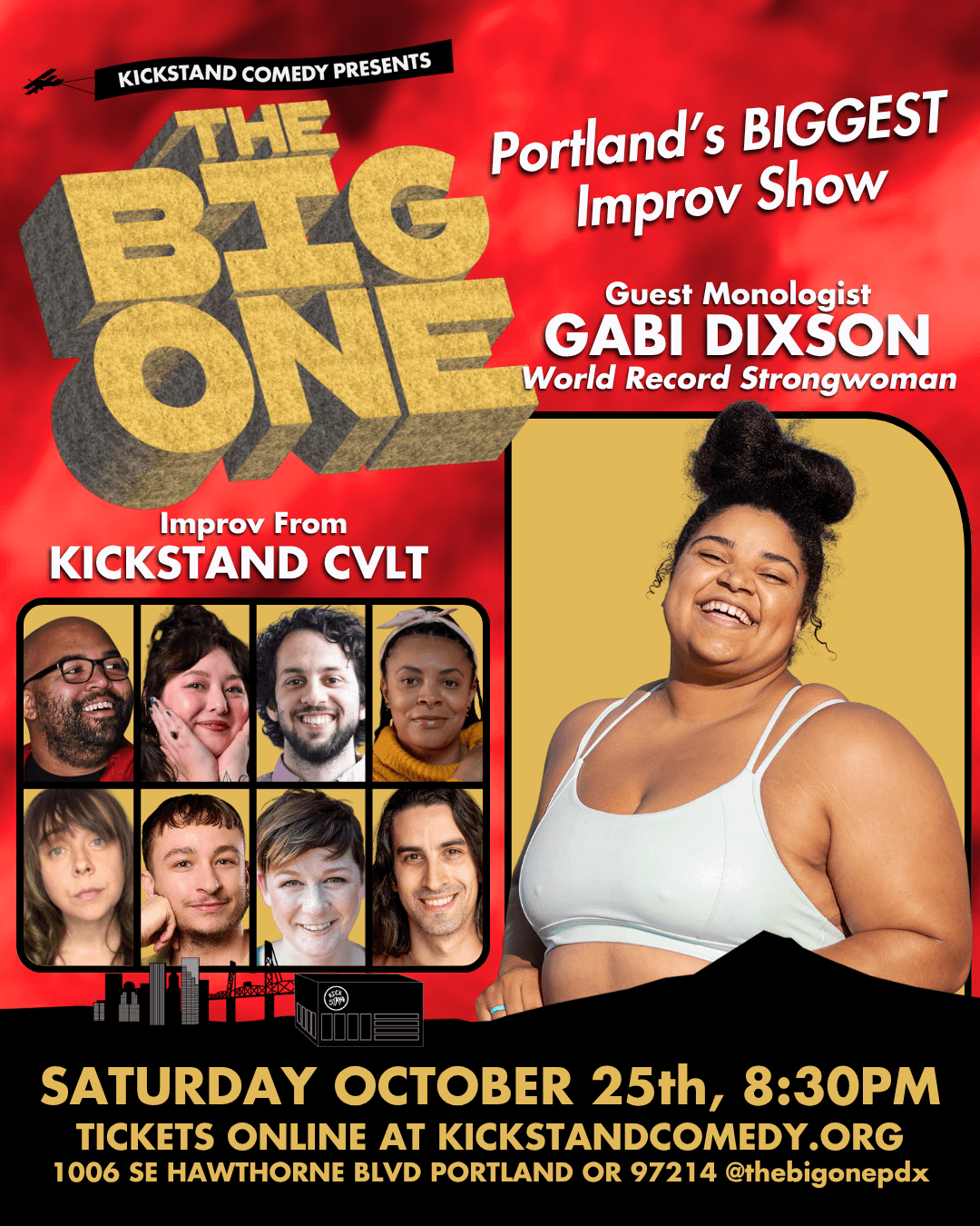 The Big One w/ guest Gabi Dixson (World Record Strongwoman) - Laughs PDX